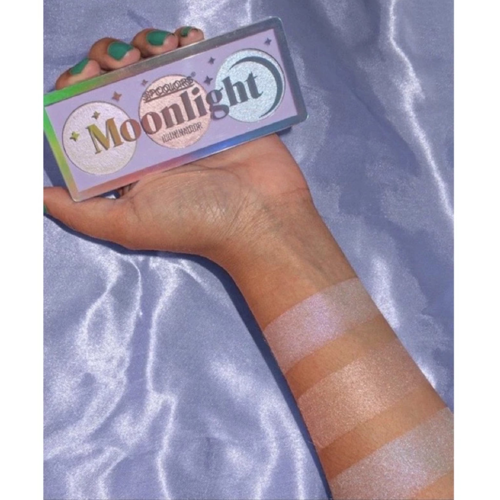 PALETA DE ILUMINADOR MOONLIGHT - SP COLORS | Shopee Brasil
