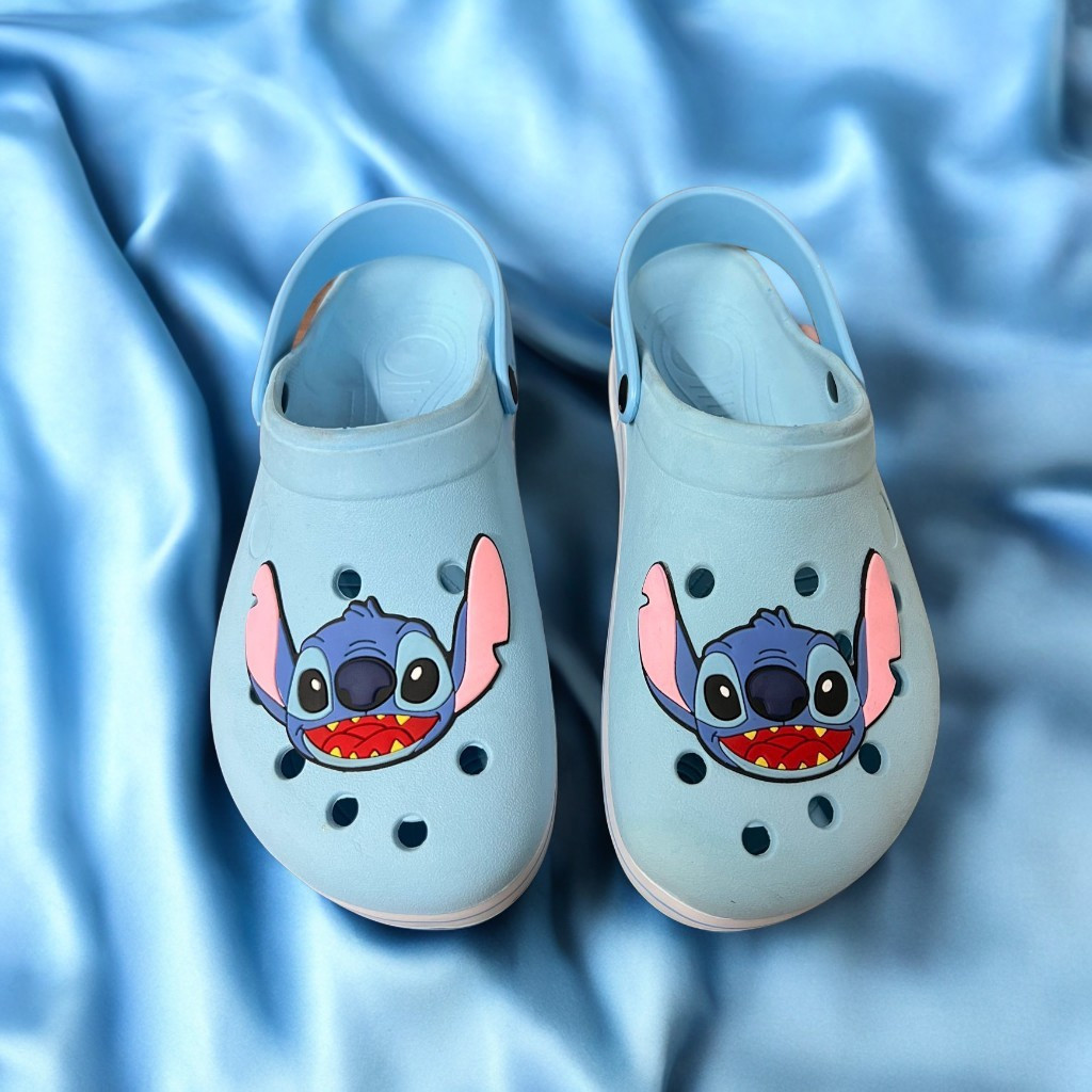 Babuche Personalizado Stitch Plataforma Ortopédico Crocs Adulto ...