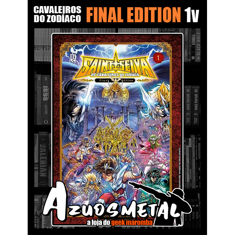 Cavaleiros do Zodíaco: Saint Seiya Final Edition (Sobrecapa Variante) - Vol. 1 [Mangá: JBC ...
