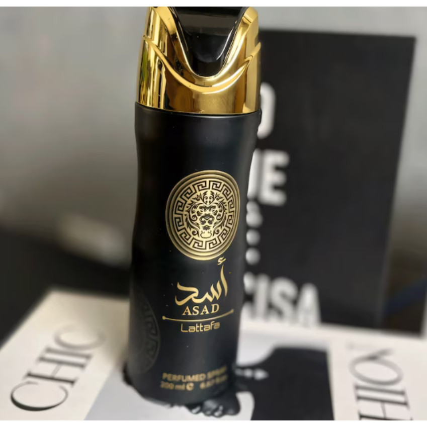 Body Splash Masculino Asad Lattafa 200ml – Perfume Árabe Original em ...