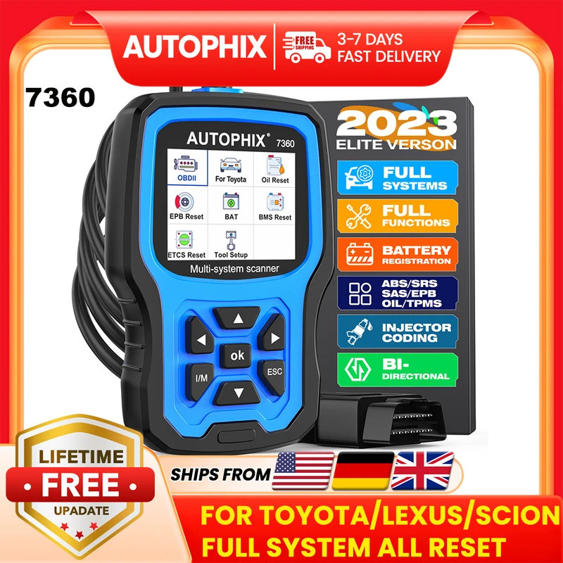 AUTOPHIX 7360 Ferramenta de Diagnóstico de Sistema Completo Scanner ...