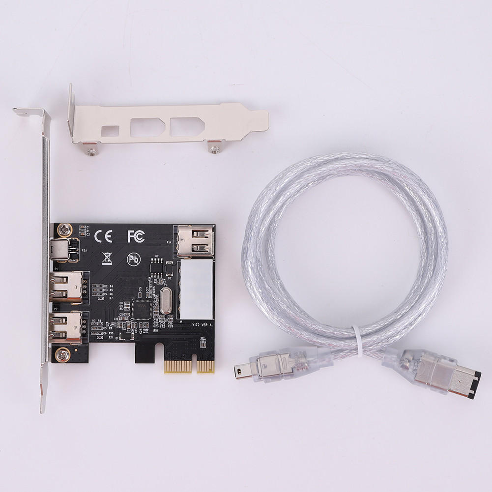 Placa De Captura De Vídeo PCI-E 1X A 16X 1394 DV Com Adaptadora De 6 Pinos Para 4 | Shopee Brasil