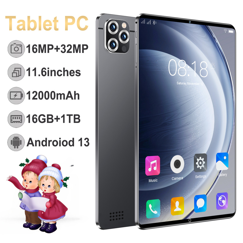 2025 novo estilo 5G Tablet PC 11.6 Polegada 16GB RAM 1TB ROM Android 13 ...