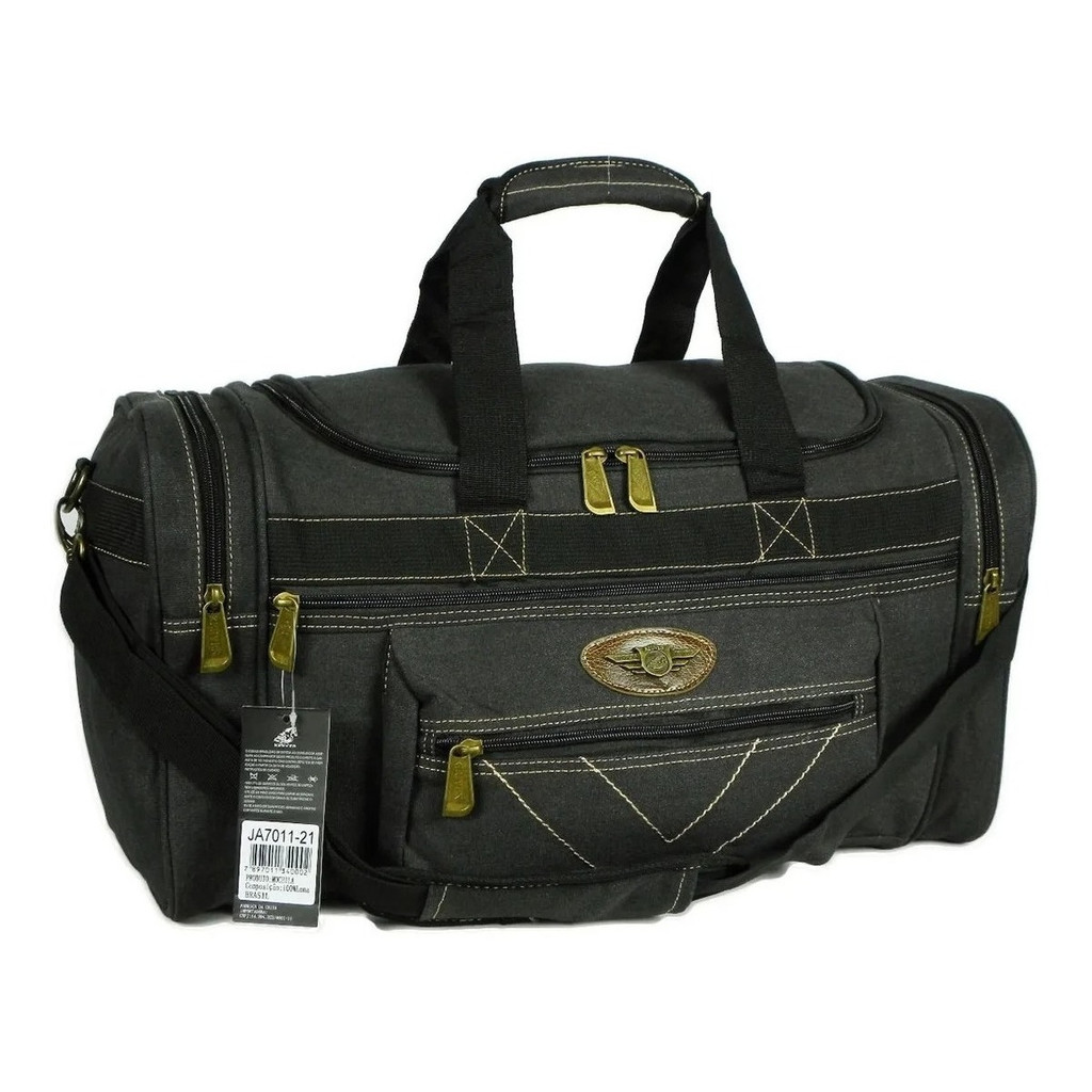 Mala Bolsa Sacola De Viagem Lona Bagagem De Mão Flexível 50l | Shopee ...