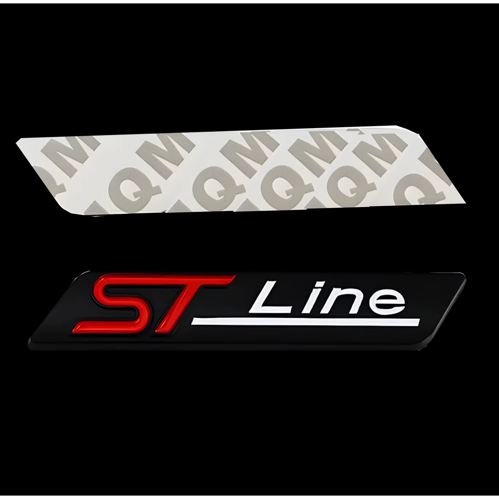 3D Metal ST Line Logo Carro Traseiro Tronco Emblema Sider Fender ...