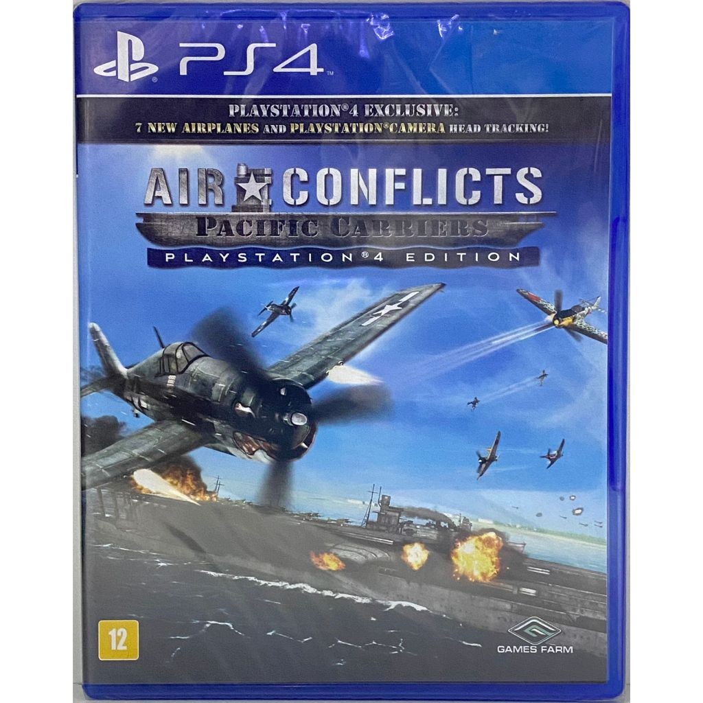 Air Conflicts: Pacific Carriers - PS4 - Original | Shopee Brasil