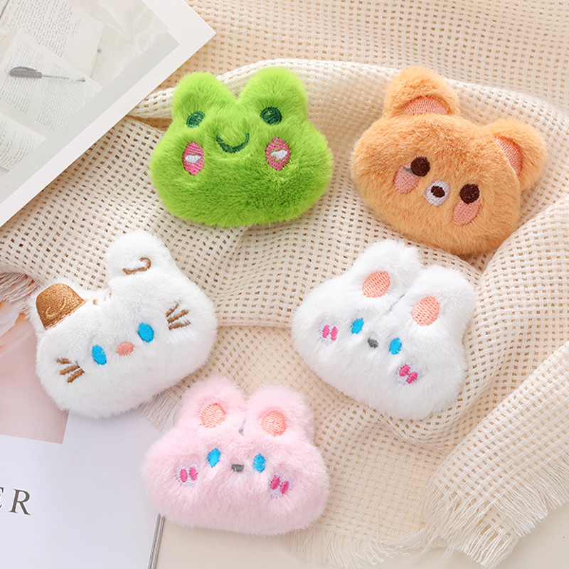 Broche de boneca de pelúcia de desenho animado gato fofo coelho bolsa ...