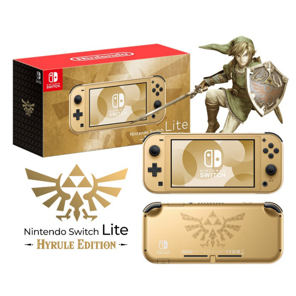 Nintendo Switch Lite Hyrule Edition Legend Console de Zelda Golden ...