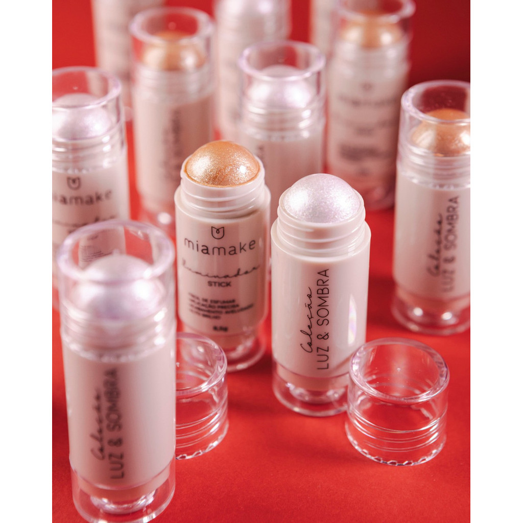 Miamake Iluminador Stick Bastão Champanhe E Dourado | Shopee Brasil