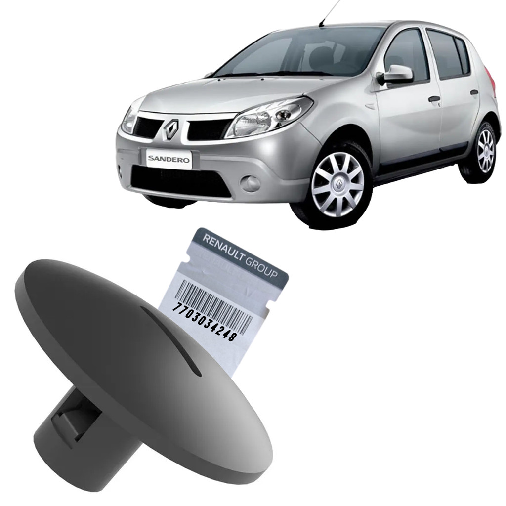 Grampo Parabarro Original Renault Sandero 2006 a 2018 7703081127 ...