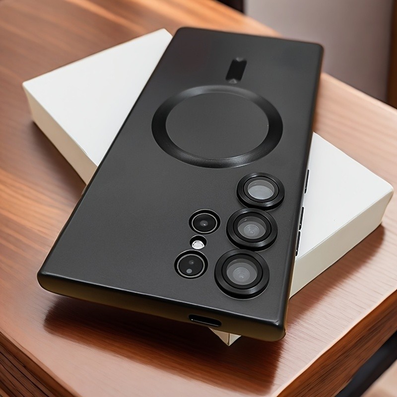 Capa Fosca De Carregamento Magnético Sem Fio De Luxo Para SamSung Galaxy S24 S23 S22 S21 Ultra ...