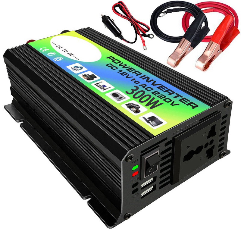 Inversor De Onda Senoidal Modificado De Potência Máxima 3000W 300W LED Display Avaliado DC 12V ...