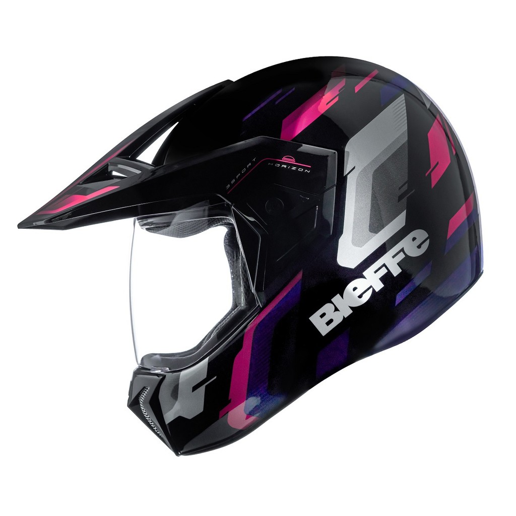 Capacete Bieffe 3 Sport Horizon Feminino Rosa Pala Moto | Shopee Brasil