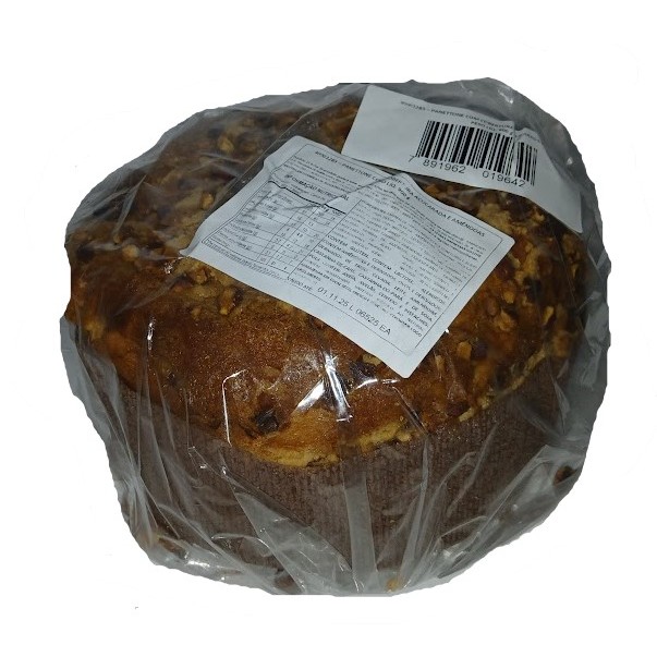 Panettone Bauducco 900g Gran Natale Milano Casa Bauducco s/ embalagem ...