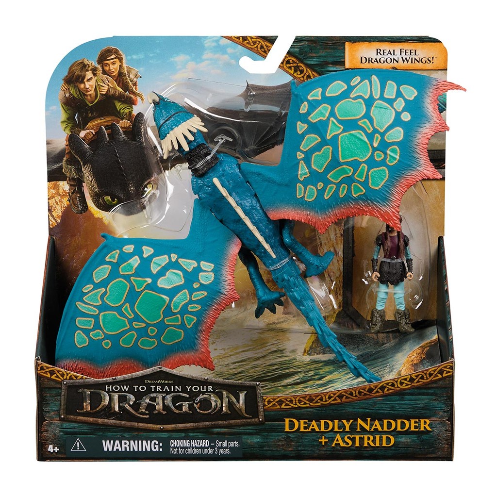 Como Treinar o Seu Dragão, Boneco Astrid Dragão Deadly Nadde | Shopee ...