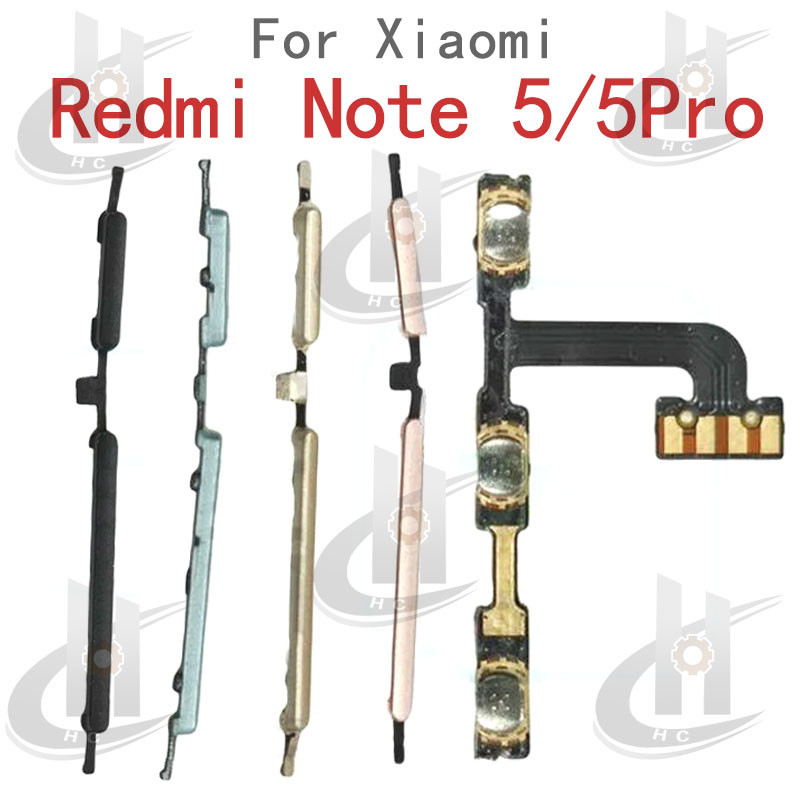 Para Xiaomi Redmi Note 5 Pro/5pro Botão Lateral De volume De Energia ...
