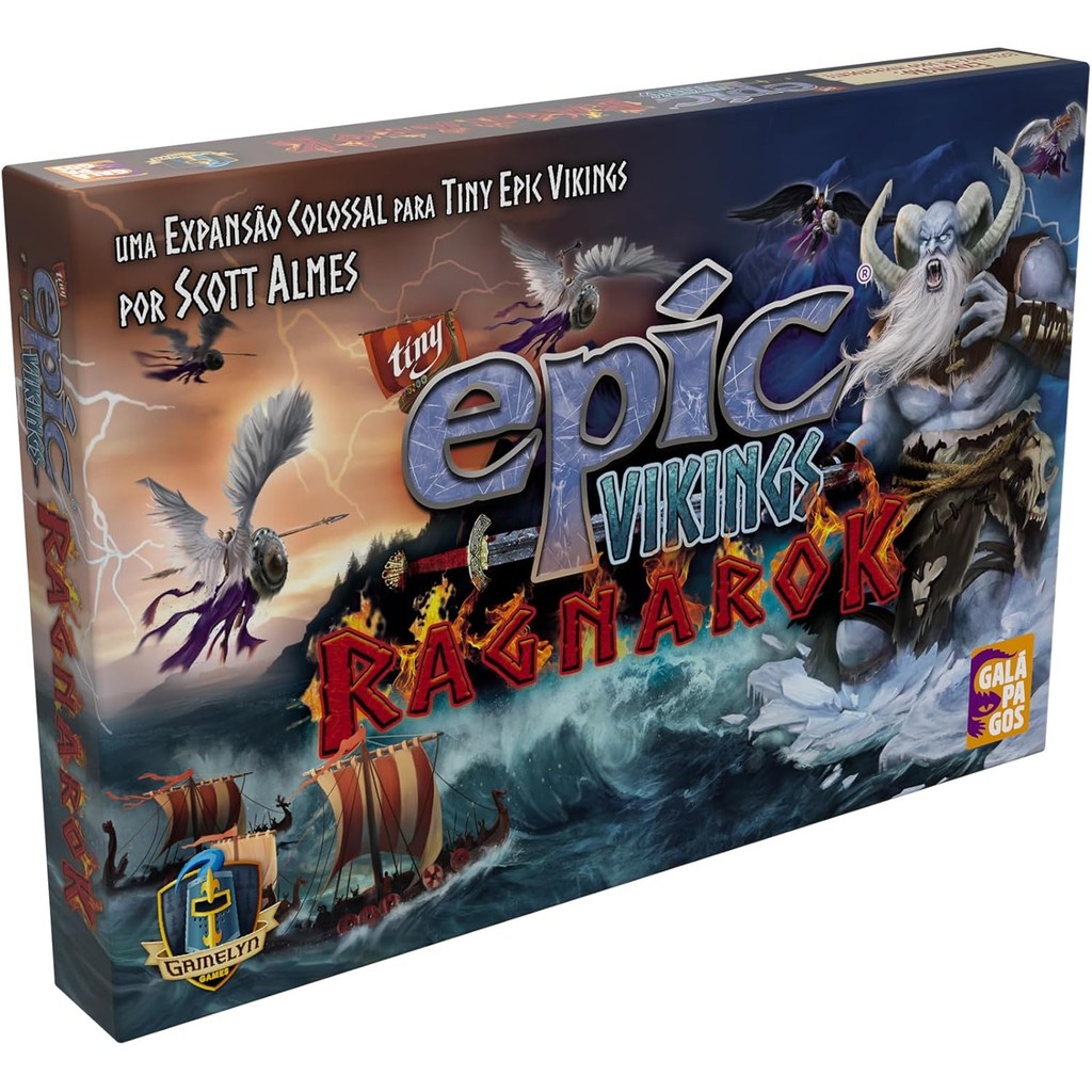Jogo - Tiny Epic Vikings Ragnarok (Expansao) Galápagos Jogos | Shopee Brasil