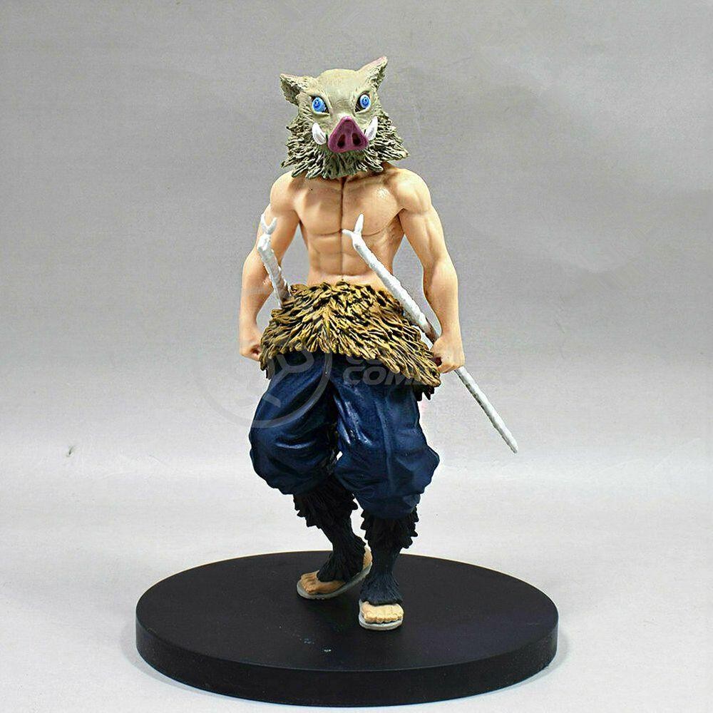 Action Figure Boneco Inosuke Hashibira Demon Slayer 14cm | Shopee Brasil
