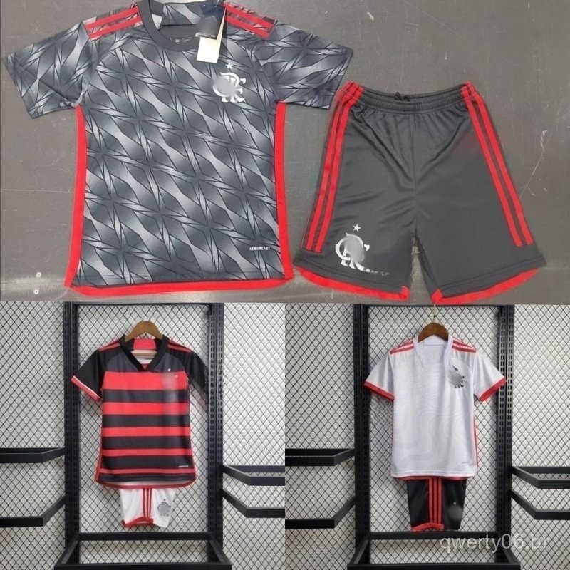 Novo Flamengo 24/25 III Camisa De Futebol Infantil Moletom BXMQ OKNH ...