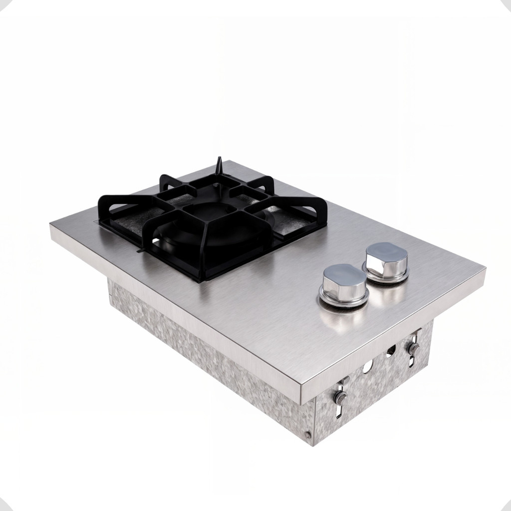 Fogão Cooktop Industrial Gás Alvenaria 3 Bocas De Embutir | Shopee Brasil