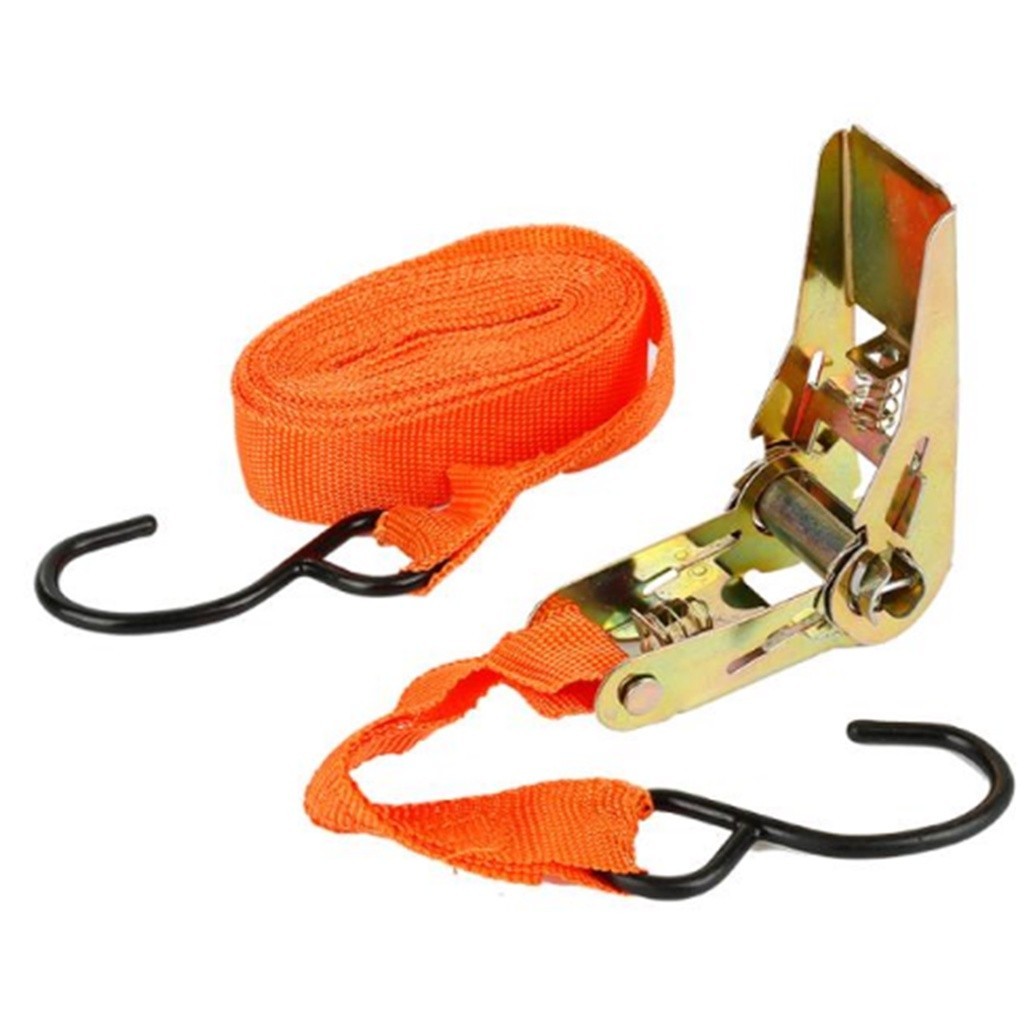 Fita Para Prender Carga Cinta 2,5cm x 4,5m 120kg Com Gancho e Catraca ...