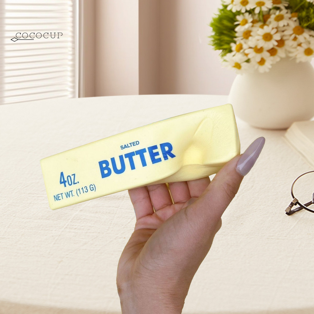 Anxiety Relief Butter Toy Squeeze Slow Rising Stick for Stress Set of 2 ...