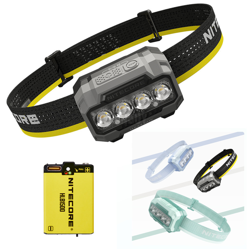 NITECORE HA23 UHE 600 Lumens Múltiplas Temperaturas De Cor LEDs Farol ...