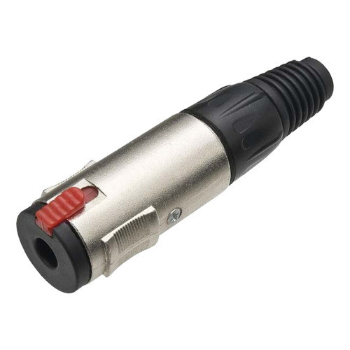 10 Conector de Cabo de Áudio Jack p10 6,35mm – Plugue Fêmea 1/4” para ...