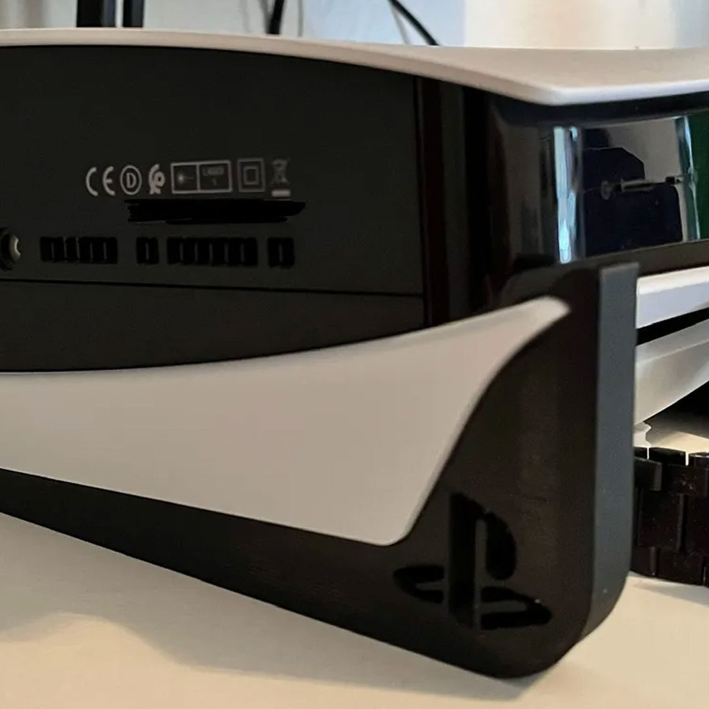 Base para PlayStation 5 Slim Horizontal modelo com Disco PS5 e midia ...