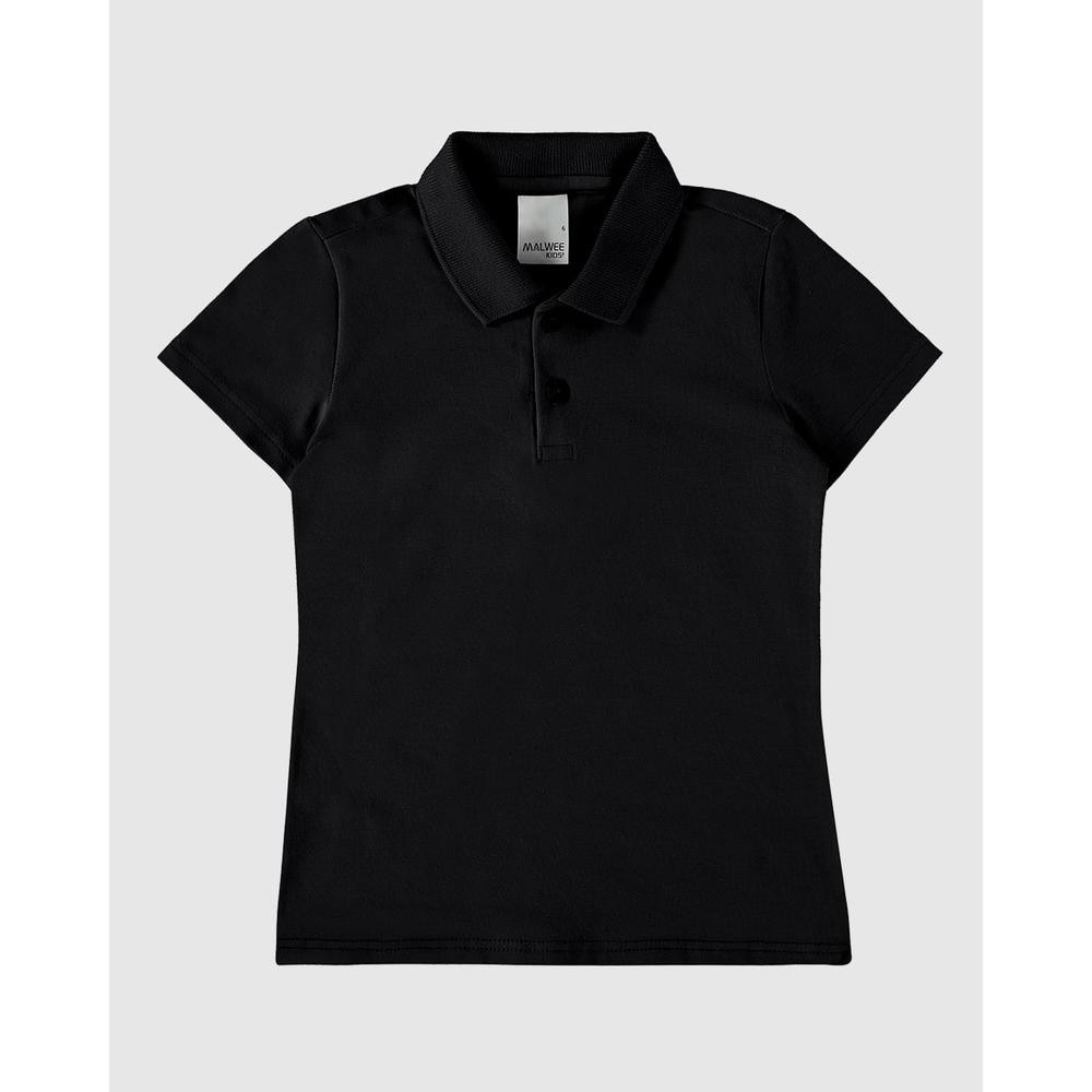 Blusa Polo Infantil Menina Em Algodão Malwee Kids | Shopee Brasil