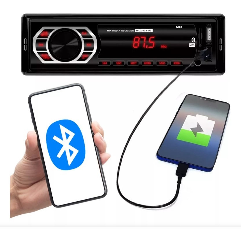 Radio Automotivo Mp3 First Option 6630bn Bluetooth Usb Sd Fm | Shopee ...