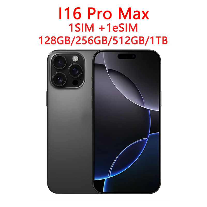 Novo Apple-i16 Pro Max 12GB RAM 512GB-Tela 6.9 5G Câmera 120Hz 48MP ...