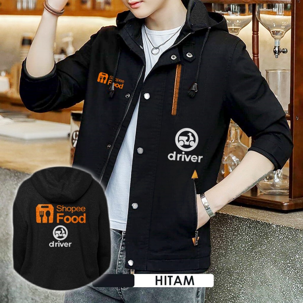 Shopee FOOD JACKET SEMI PARKA Modelo COOL Broca MATERIAL/Última Jaqueta ...