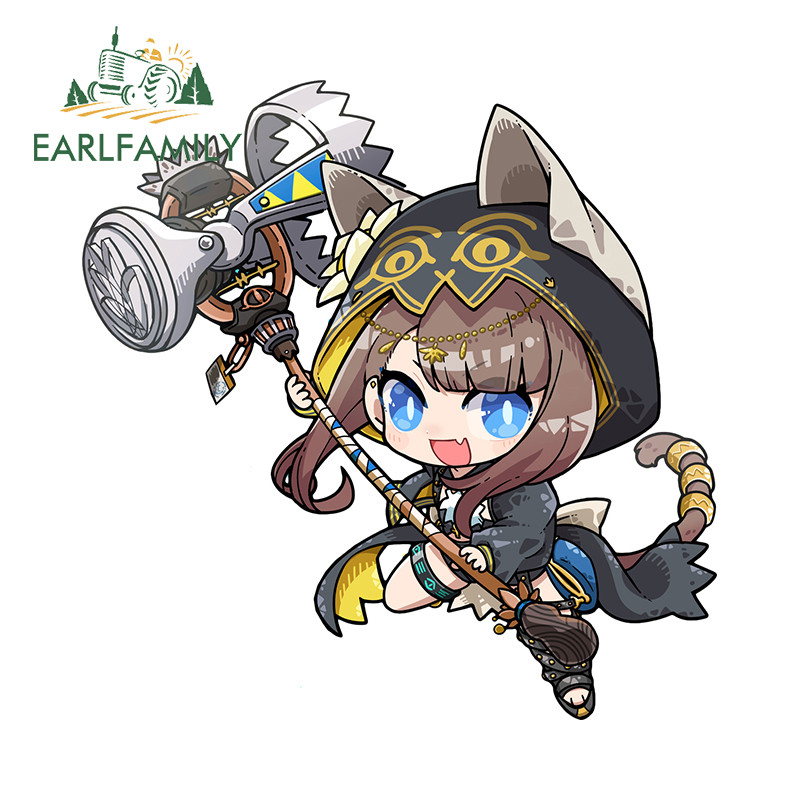 EARLFAMILY 13cm Arknights Pepe Chibi Adesivos De Carro Oclusão Zero ...