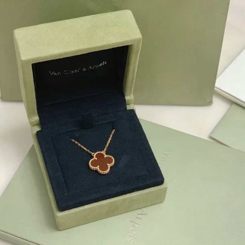 [Com Caixa de embalagem] Van Cleef & Arpels/VCA Vintage Alhambra Quatro folhas Lucky Series ...