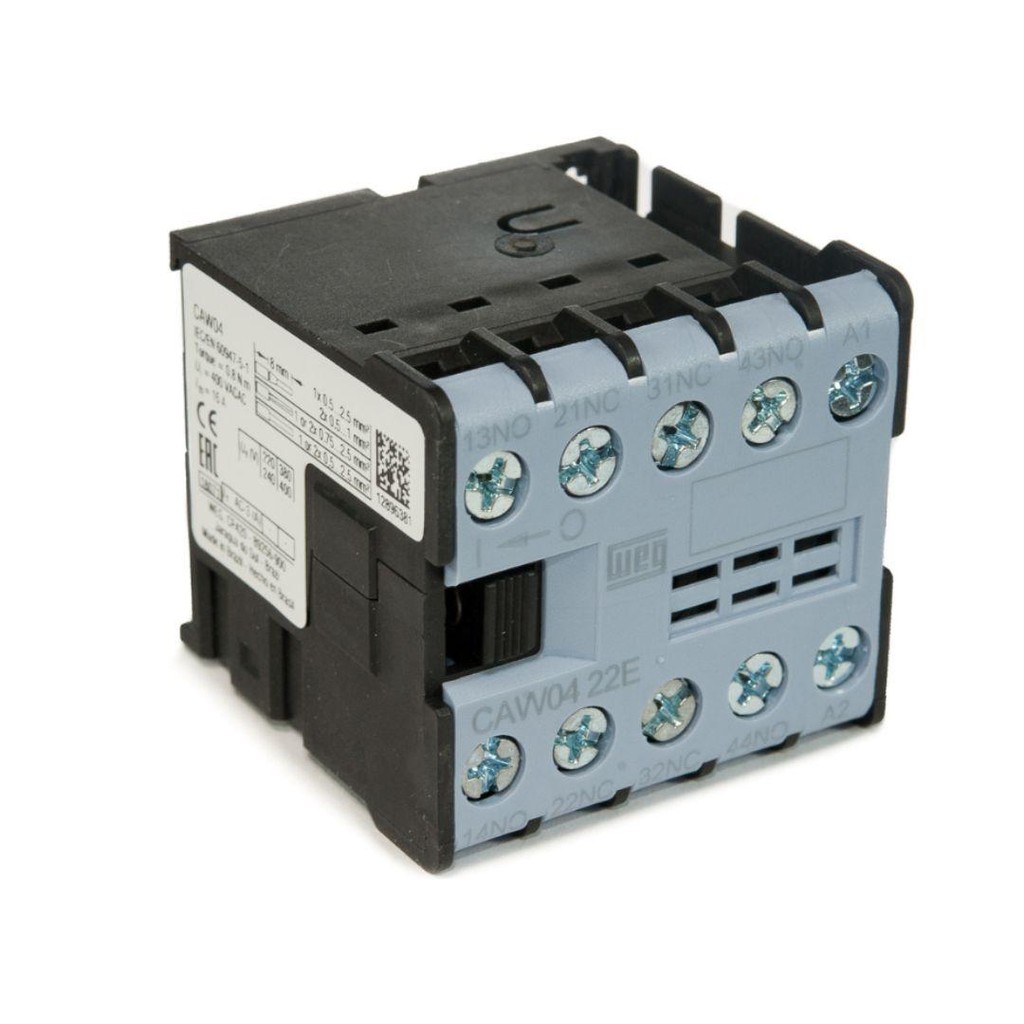 Minicontator Ax 220VAC 4NA CAW04 12896400 - Weg Mini Contator | Shopee ...
