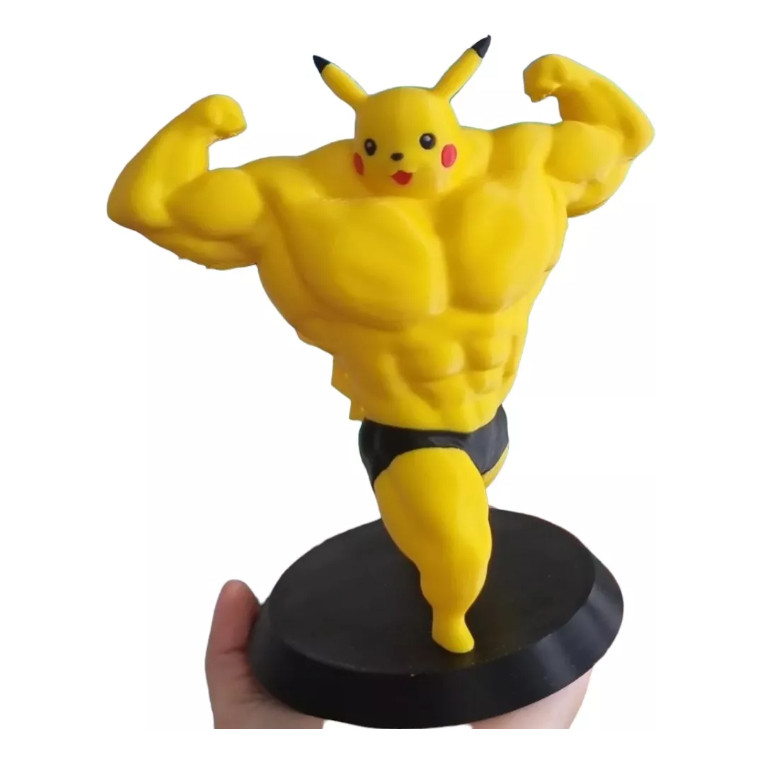 Pikachu Musculoso E Maromba - Bombado | Shopee Brasil
