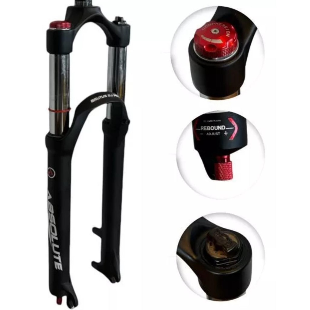 Garfo Bike Aro 26 Suspensão Absolute Brutus DJ PRO Rebound Adjust | Shopee Brasil