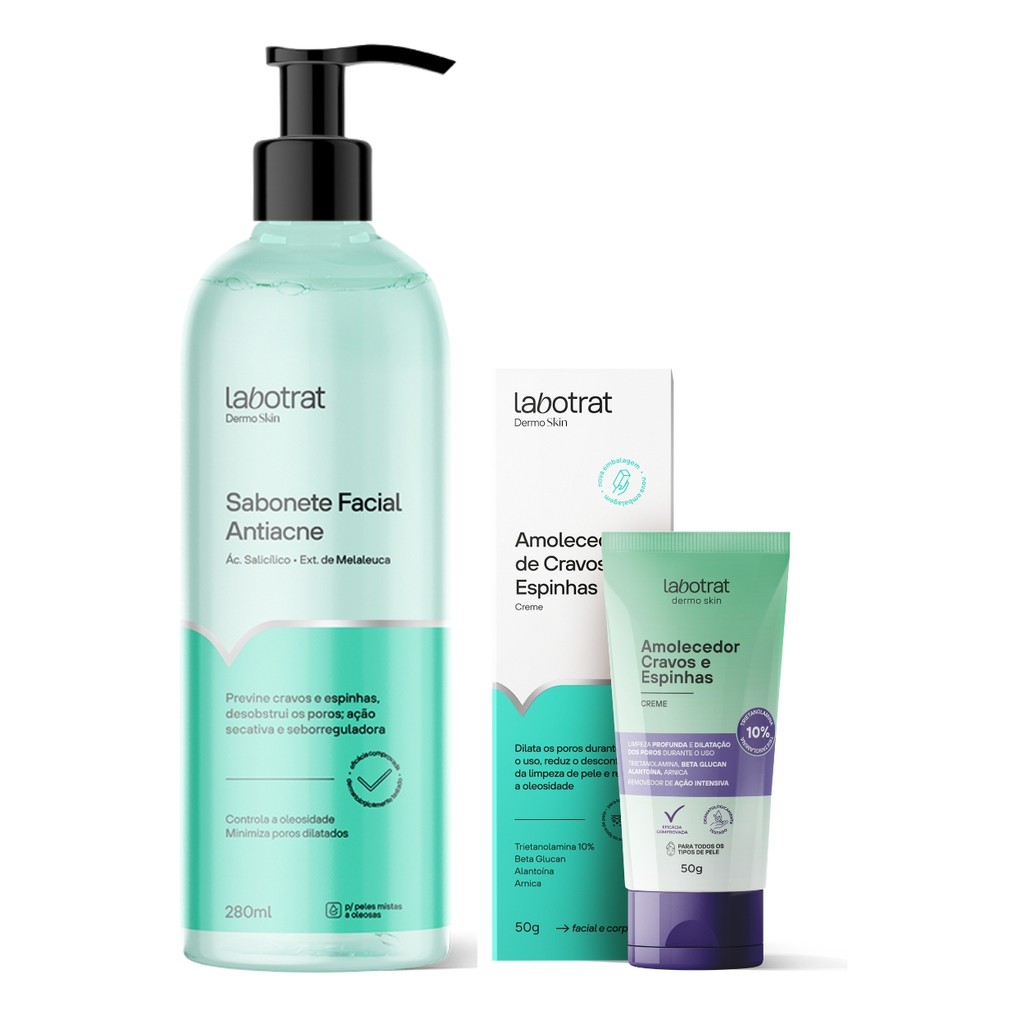 Kit Sabonete Esfoliante e Creme Amolecedor Cravos Labotrat | Shopee Brasil