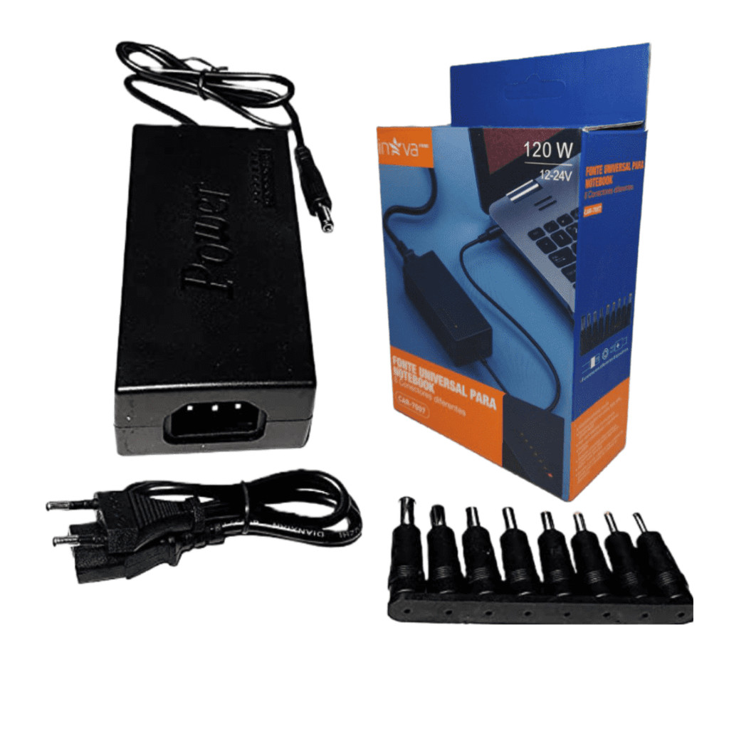 Fonte carregador universal notebook laptop computador inova | Shopee Brasil Fonte carregador universal notebook laptop computador inova | Shopee Brasil