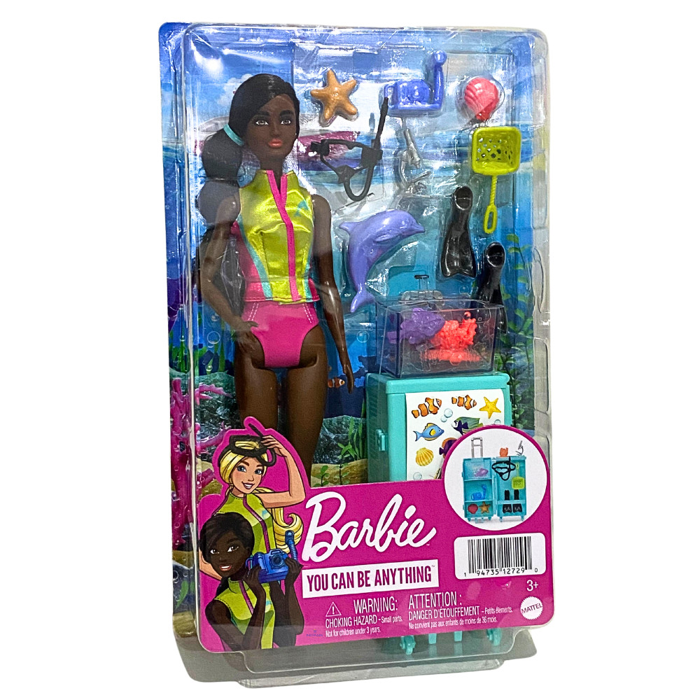Barbie Profissões Bióloga Marinha Mattel HMH27 | Shopee Brasil