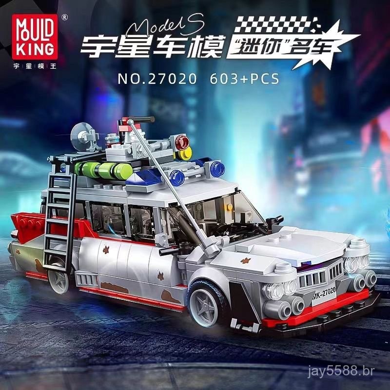 Compatível com Lego Ghost Catch Car Bus Ghostbusters Truck Montagem de ...