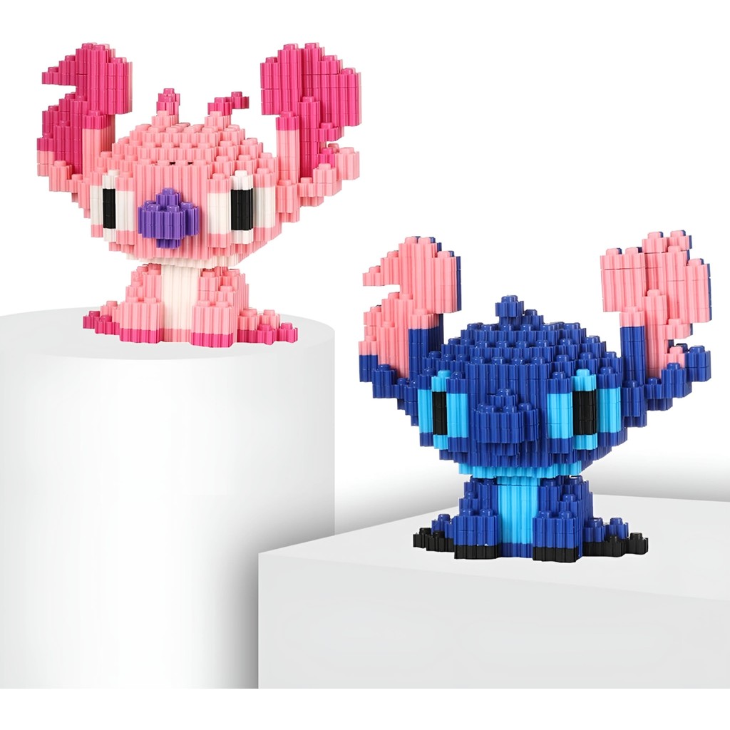 Micro Bloco De Montar Magic Block Lilo Stitch 455 pçs NO.6005 | Shopee ...