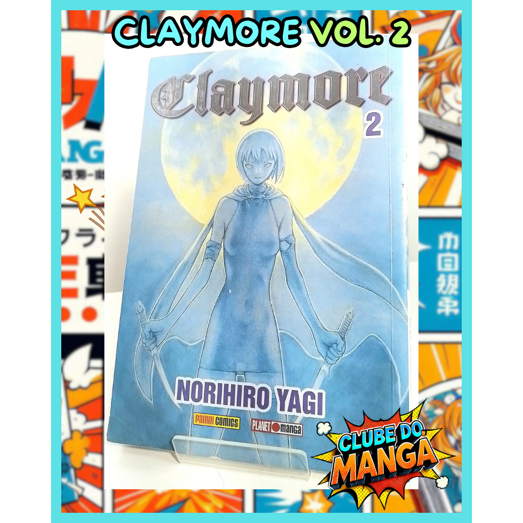 CLAYMORE VOL. 2 [MANGÁ] [PANINI] [CLUBE DO MANGÁ] | Shopee Brasil
