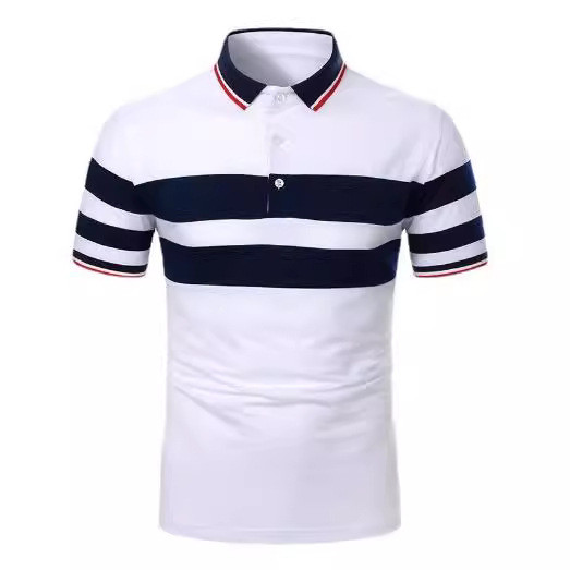 Nova camisa POLO masculina da moda Casual, POLO com rosca solta de ...