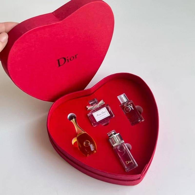 Dio Mini Love Heart Selection Caixa de presente Huayang Sweetheart 5ml/Real Me/Wilderness ...