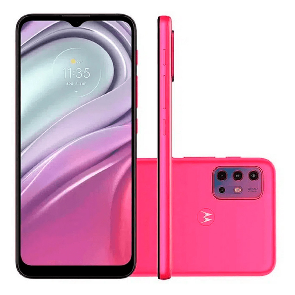 Smartphone Motorola Moto G20 Dual SIM 64GB 4GB RAM Pink | Shopee Brasil