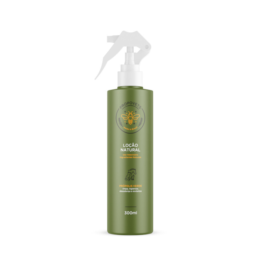 Locao Natural Propovets 300ml Higienizante de Própolis Verde para Todo ...