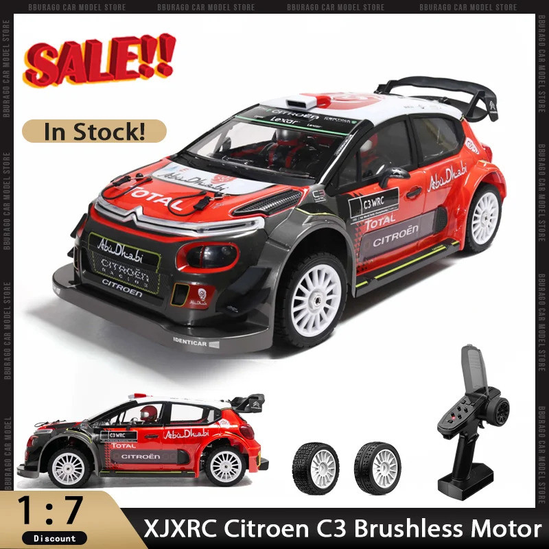 Novo Estoque MJX RC 1:7 Citroen C3 WRC 7303 Monte Carlo Rally Carro de ...