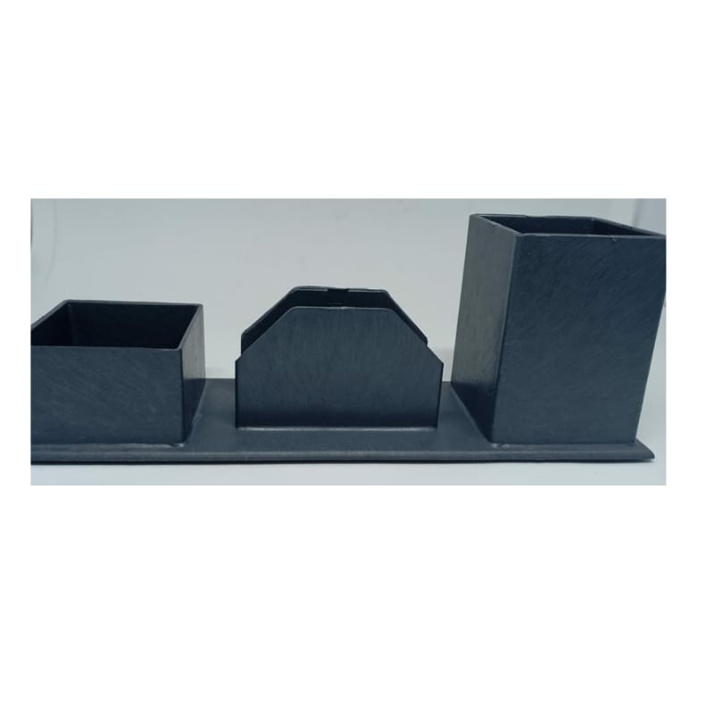 Porta Lápis Cartão e Clips Trio Fume NOVACRIL | Shopee Brasil